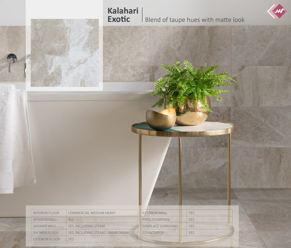 Signature Colors Tagged "Kalahari Exotic" - Metamar Marble