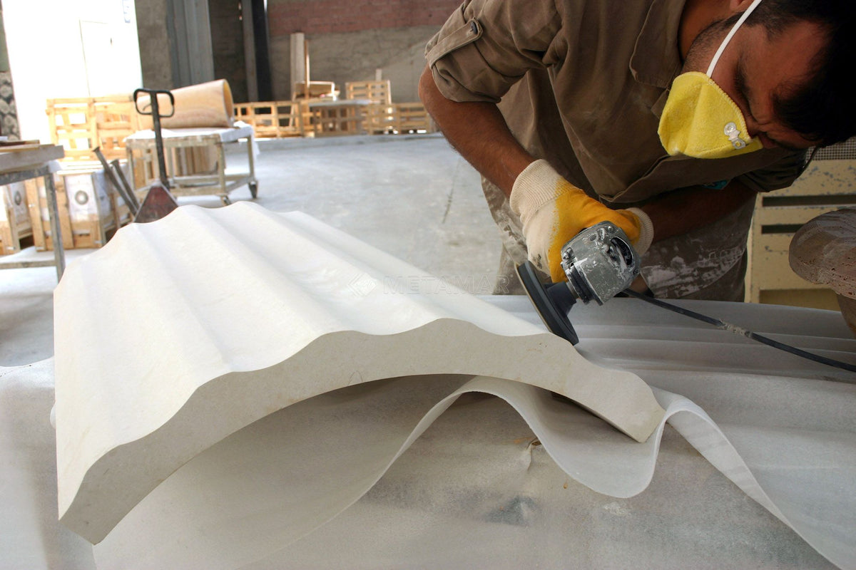 Natural Stone Shell - Metamar Marble