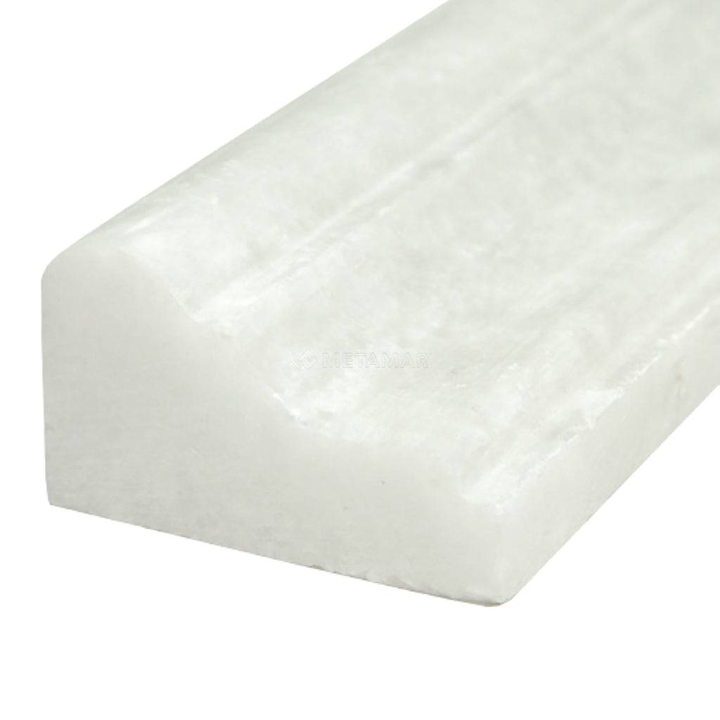 Bianco Neve Cornice Marble Molding - Metamar Marble