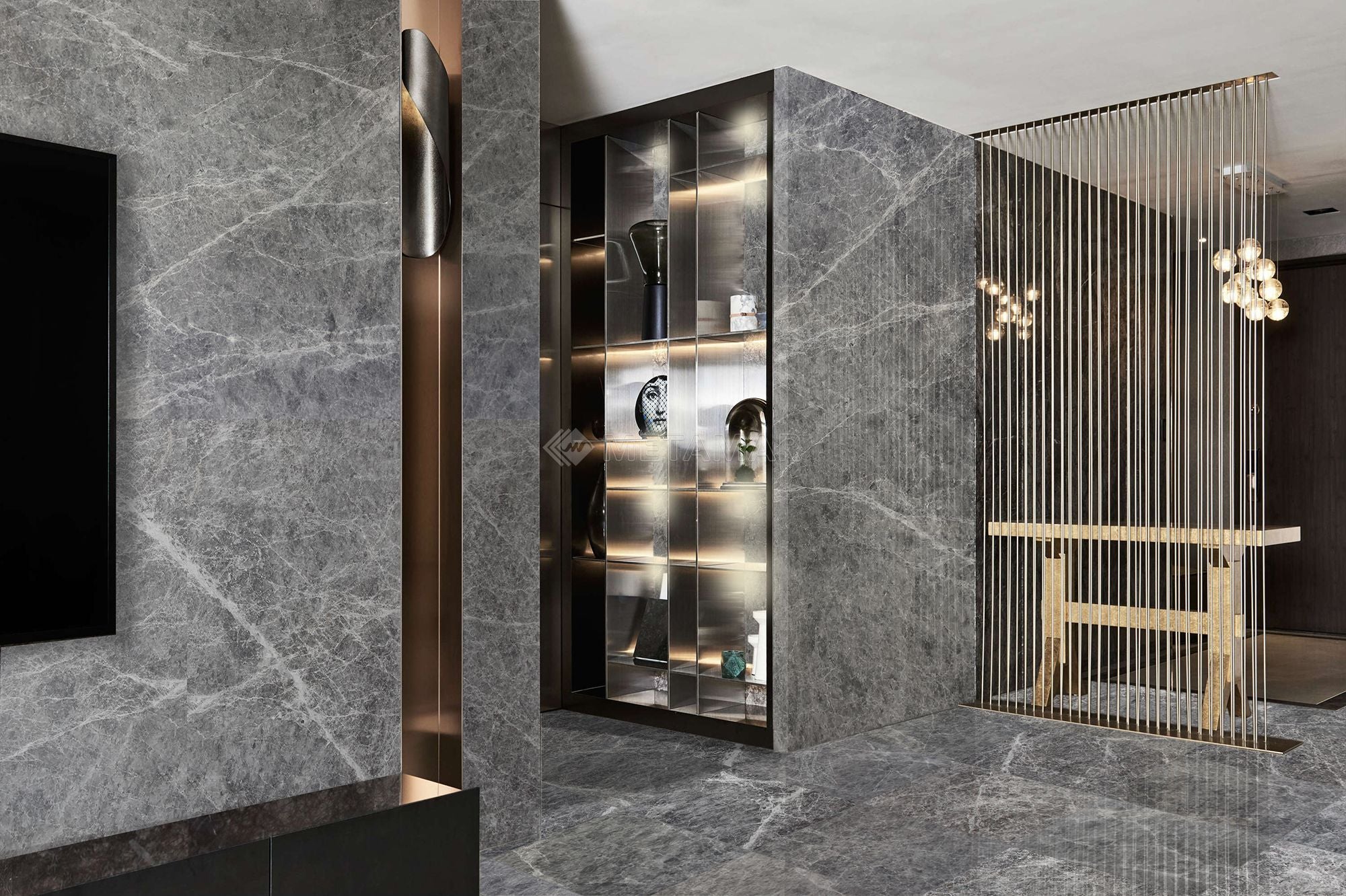 Grey Velvet Limestone Tile - Metamar Marble